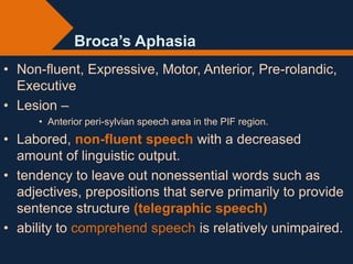 Aphasia | PPTX