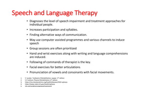 APHASIA AND ITS REHABILITATION FOR PHYSIOTHERAPISTS | PPTX