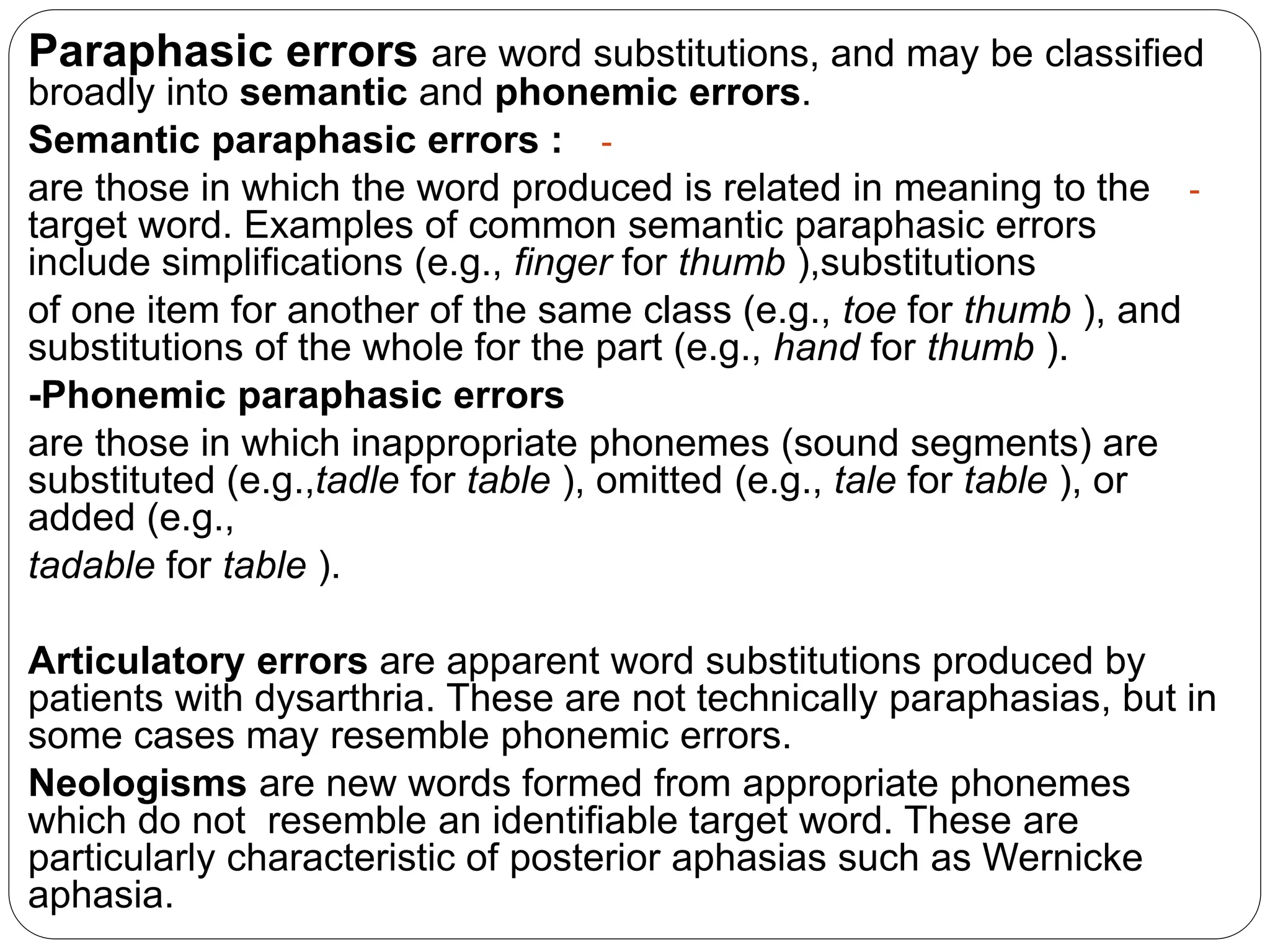 Aphasia approach | PPTX