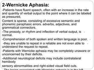 Aphasia approach | PPTX | Brain and Nervous System Disorders | Diseases ...