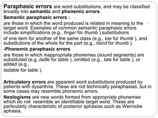 Aphasia approach | PPTX