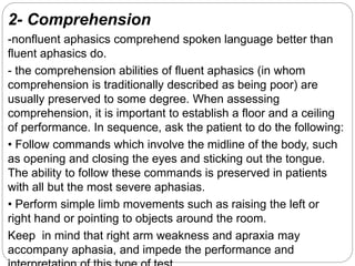 Aphasia approach | PPTX