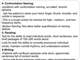 Aphasia approach | PPT