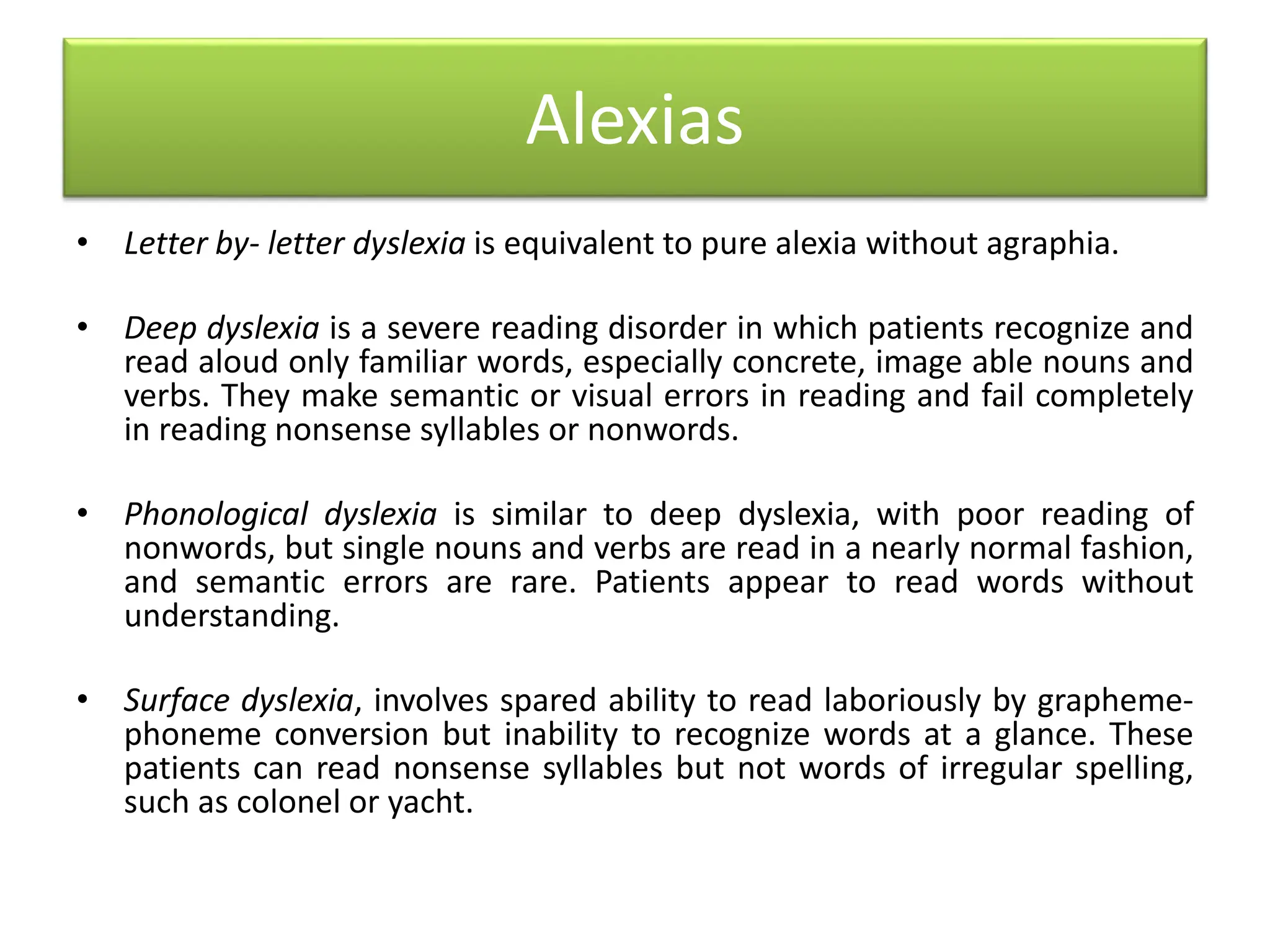 APHASIA and APHASIC SYNDROMES PRESENTATION NEUROLOGY | PPTX