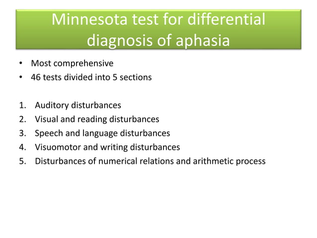 APHASIA and APHASIC SYNDROMES PRESENTATION NEUROLOGY | PPTX | Brain and ...