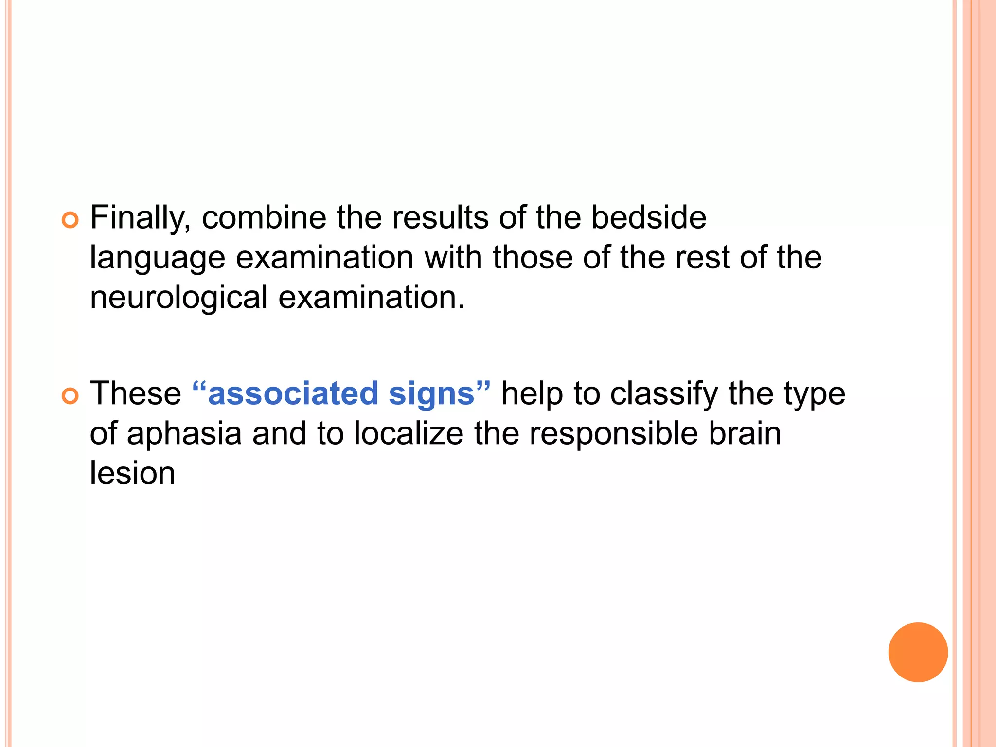 Aphasia and types | PPT
