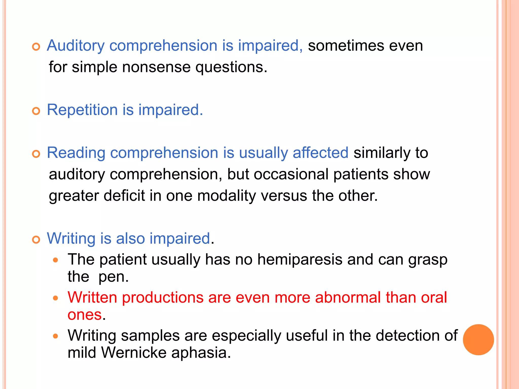 Aphasia and types | PPTX
