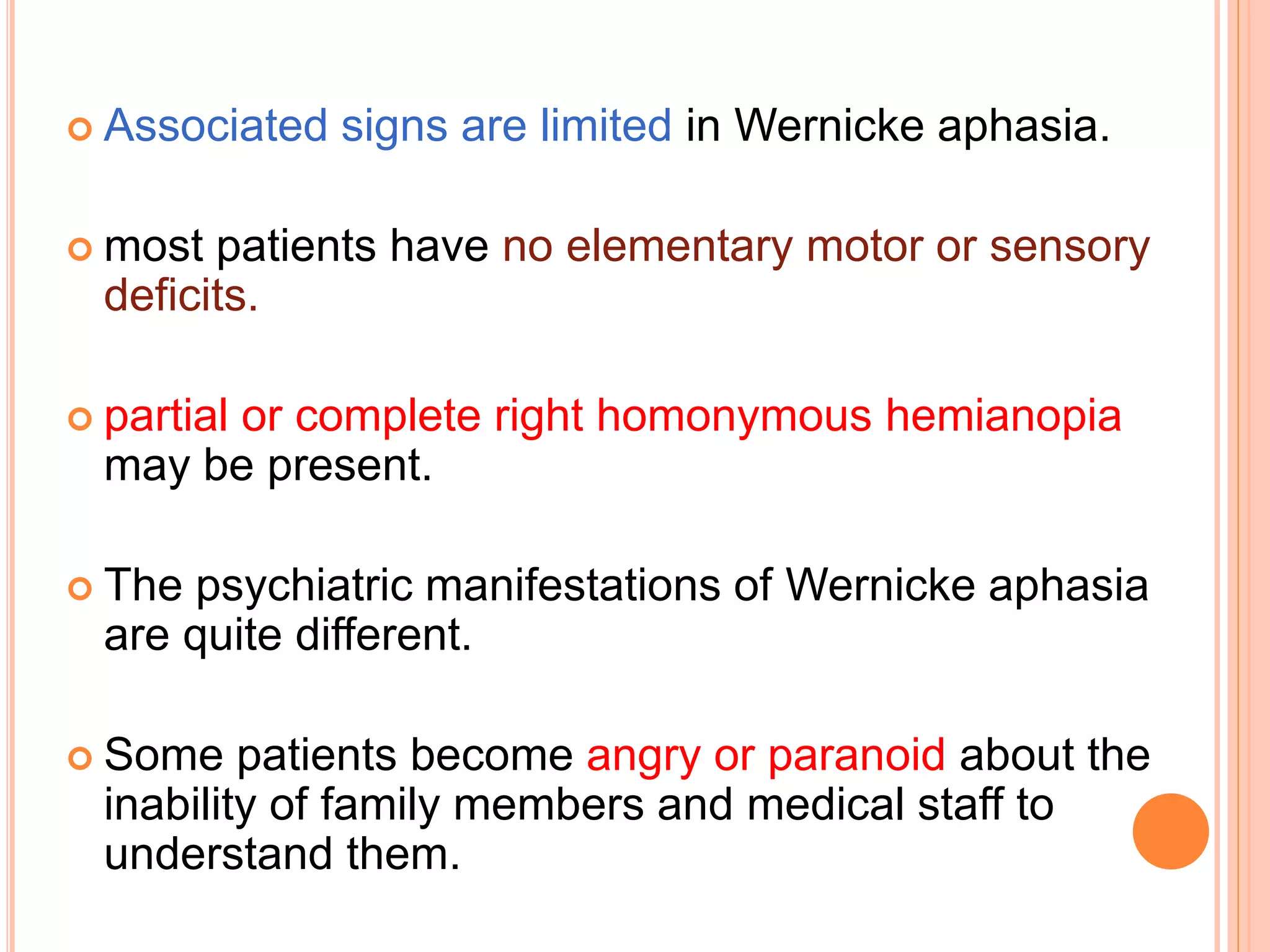 Aphasia and types | PPTX