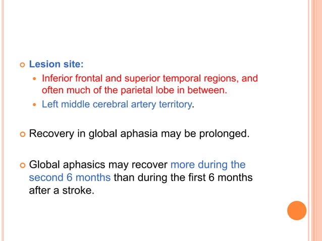 Aphasia and types | PPTX | Brain and Nervous System Disorders ...