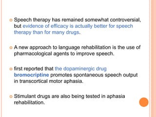 Aphasia and types | PPTX