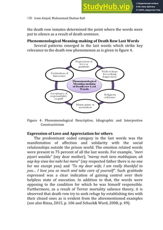 A Phenomenological Analysis Of Death Row Inmates Last Words | PDF