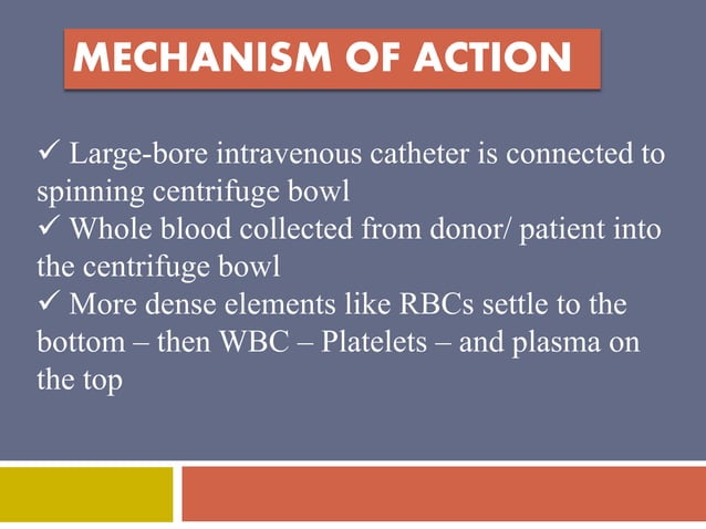 Apheresis | PPTX | Blood Disorders | Diseases and Conditions