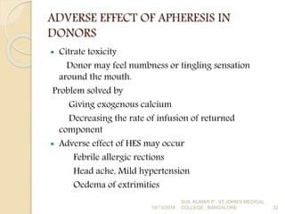 Apheresis | PPTX