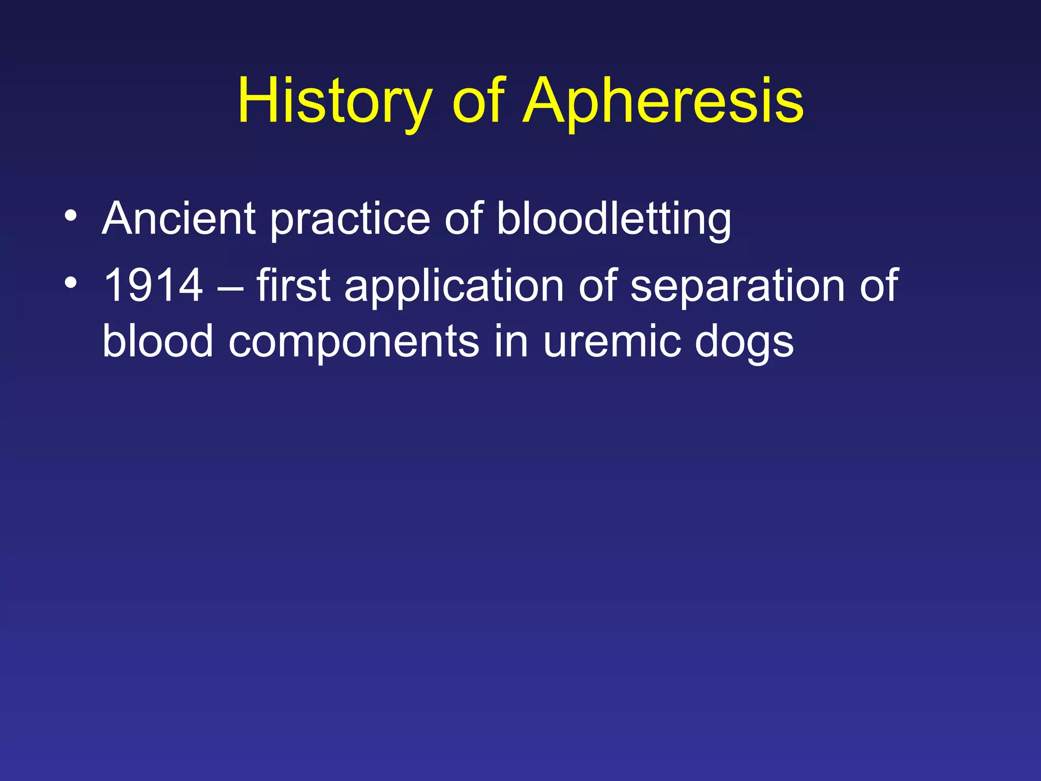 Apheresis 092909 Hames | PPT