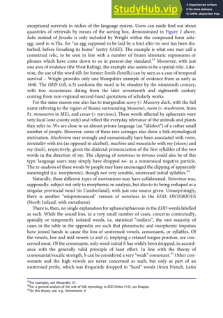 Aphesis And Aphaeresis In Late Modern English Dialects (Based On EDD ...