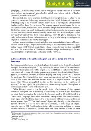 Aphesis And Aphaeresis In Late Modern English Dialects (Based On EDD ...