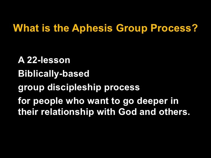 Aphesis Overview 2.29.2012