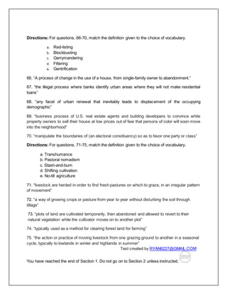 Aphg practice | DOCX