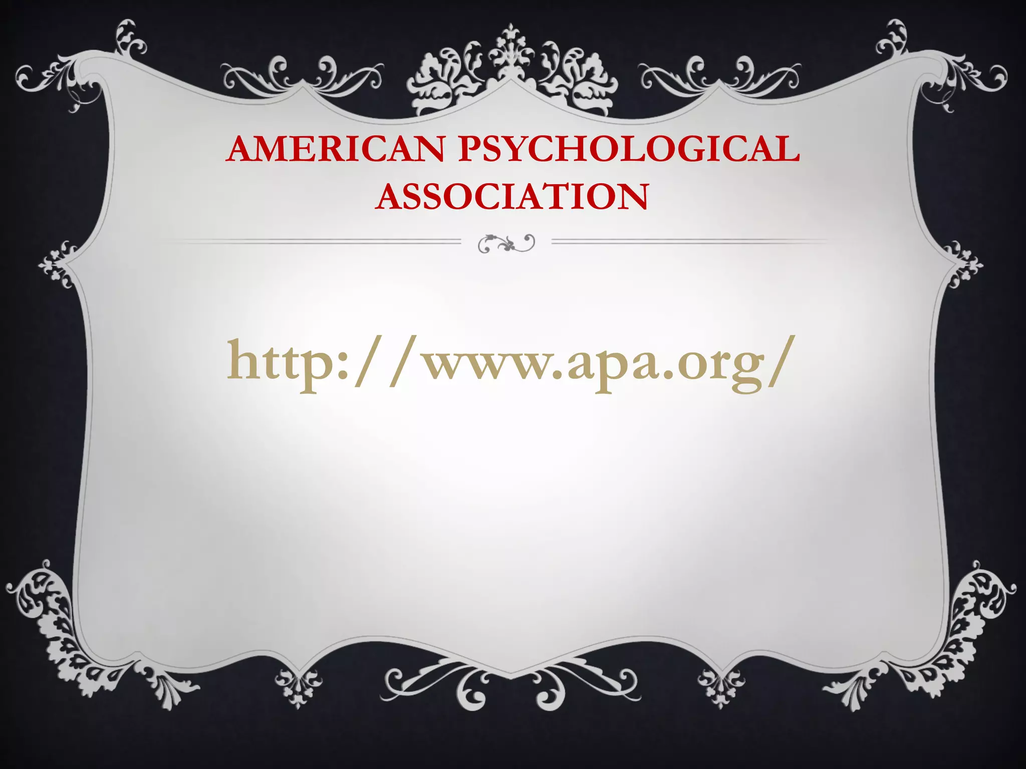 Ap history of psychology | PPT