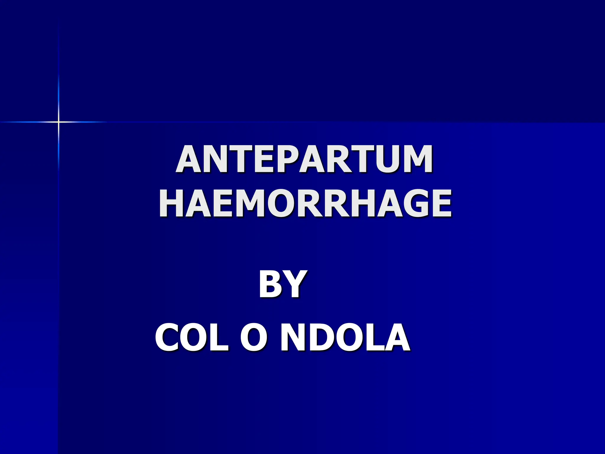 APH lecture.ppt ad it's surgical management | PPT