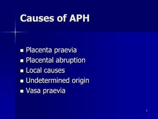 APH lecture.ppt ad it's surgical management | PPT