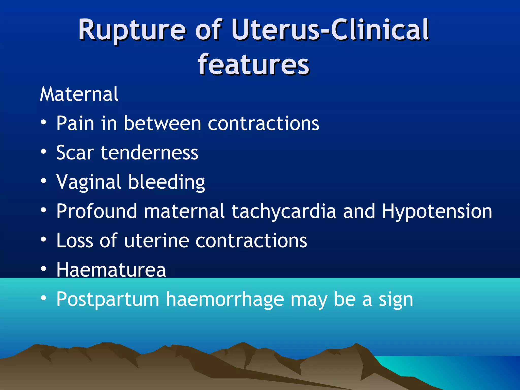 Ante partum haemorrhage | PPT