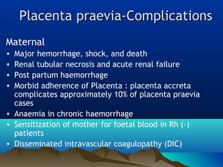 Ante partum haemorrhage | PPT