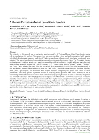 A Phonetic Forensic Analysis of Imran Khan’s Speeches.pdf