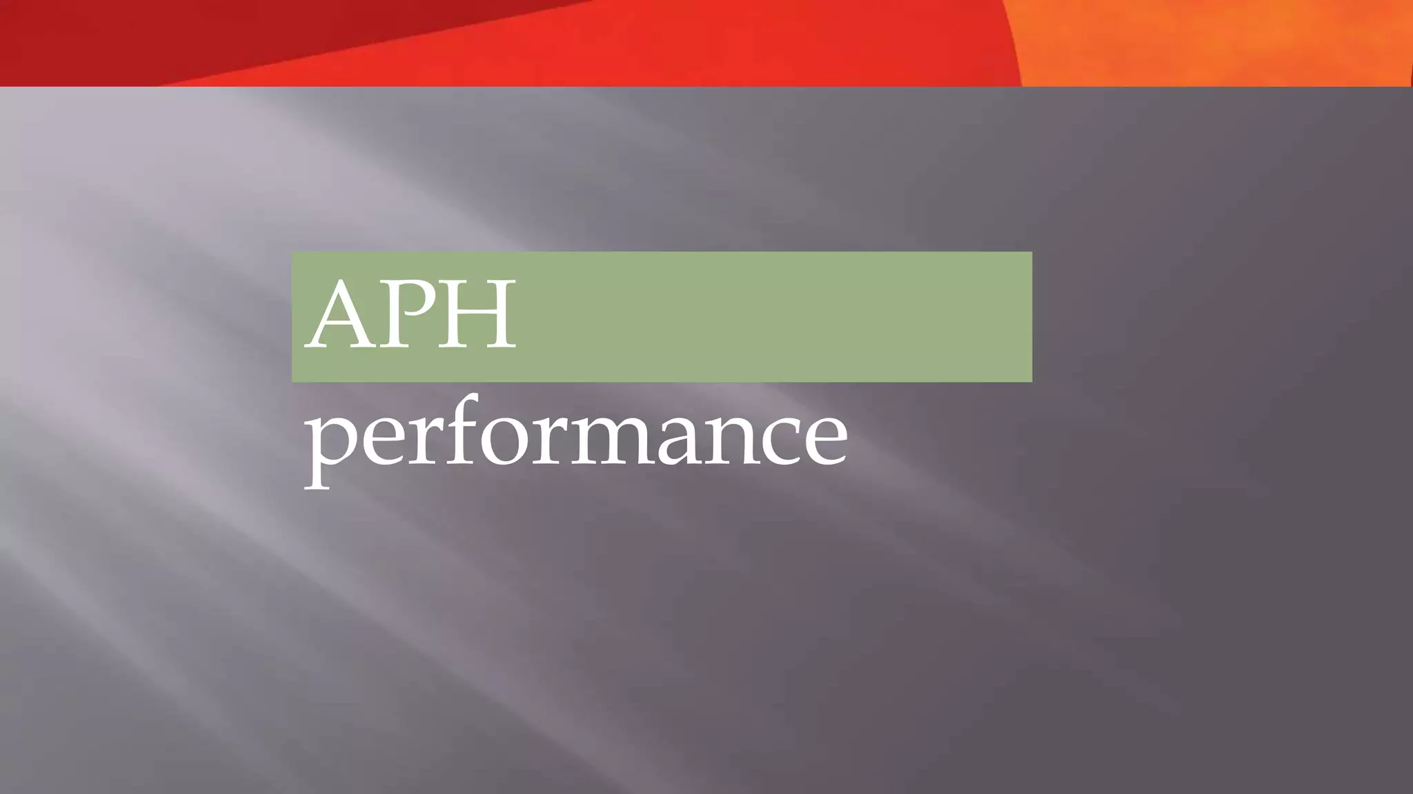 Aph operation and emergency handling | PPTX