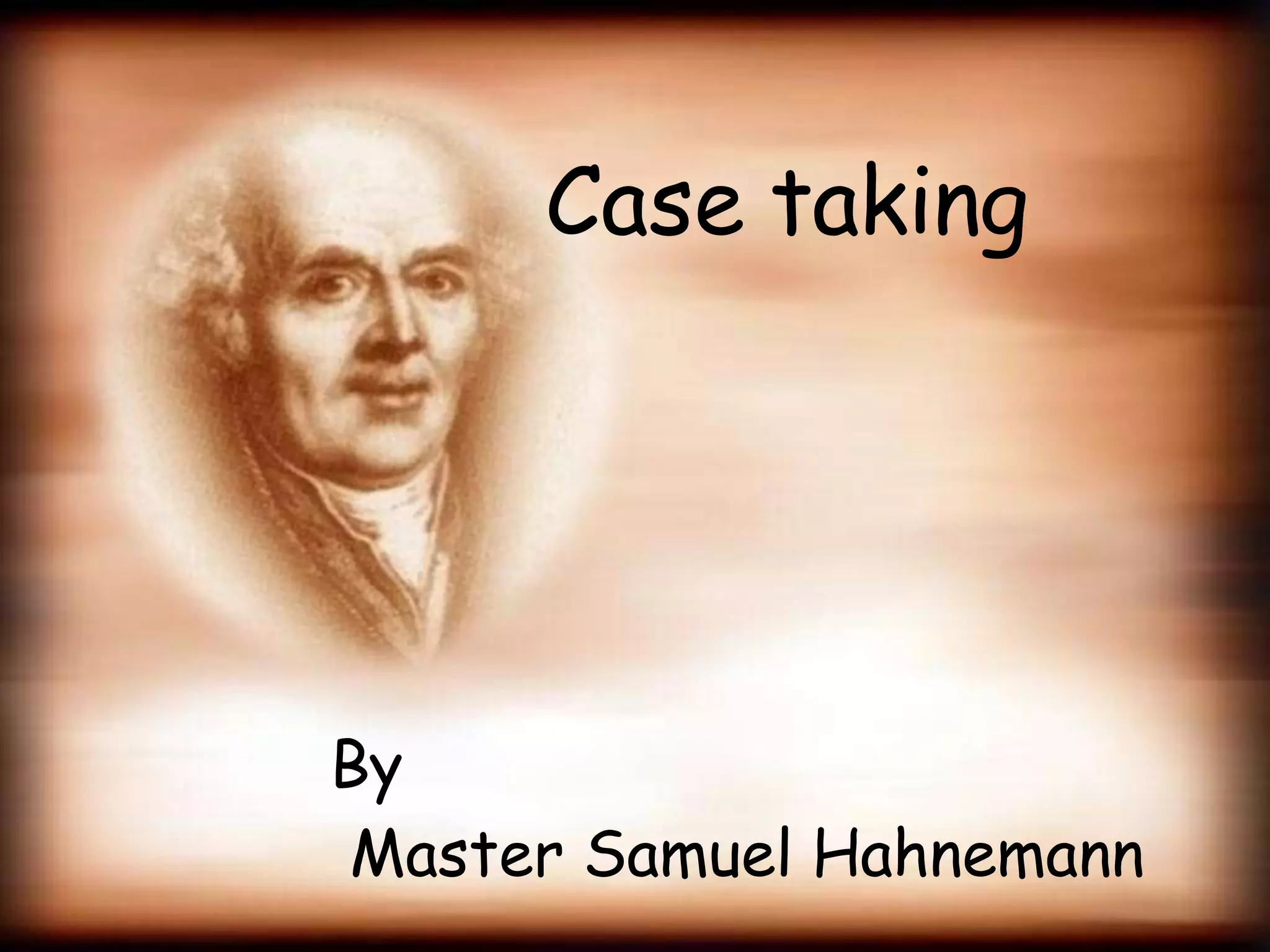Aphorism case taking | PPTX