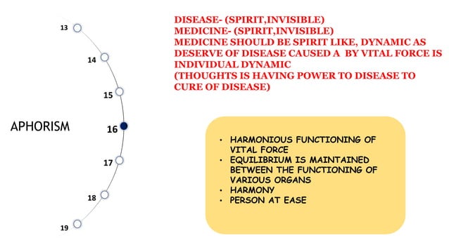aphorism organon of medicine .pptx | Holistic Health | Alternative Medicine