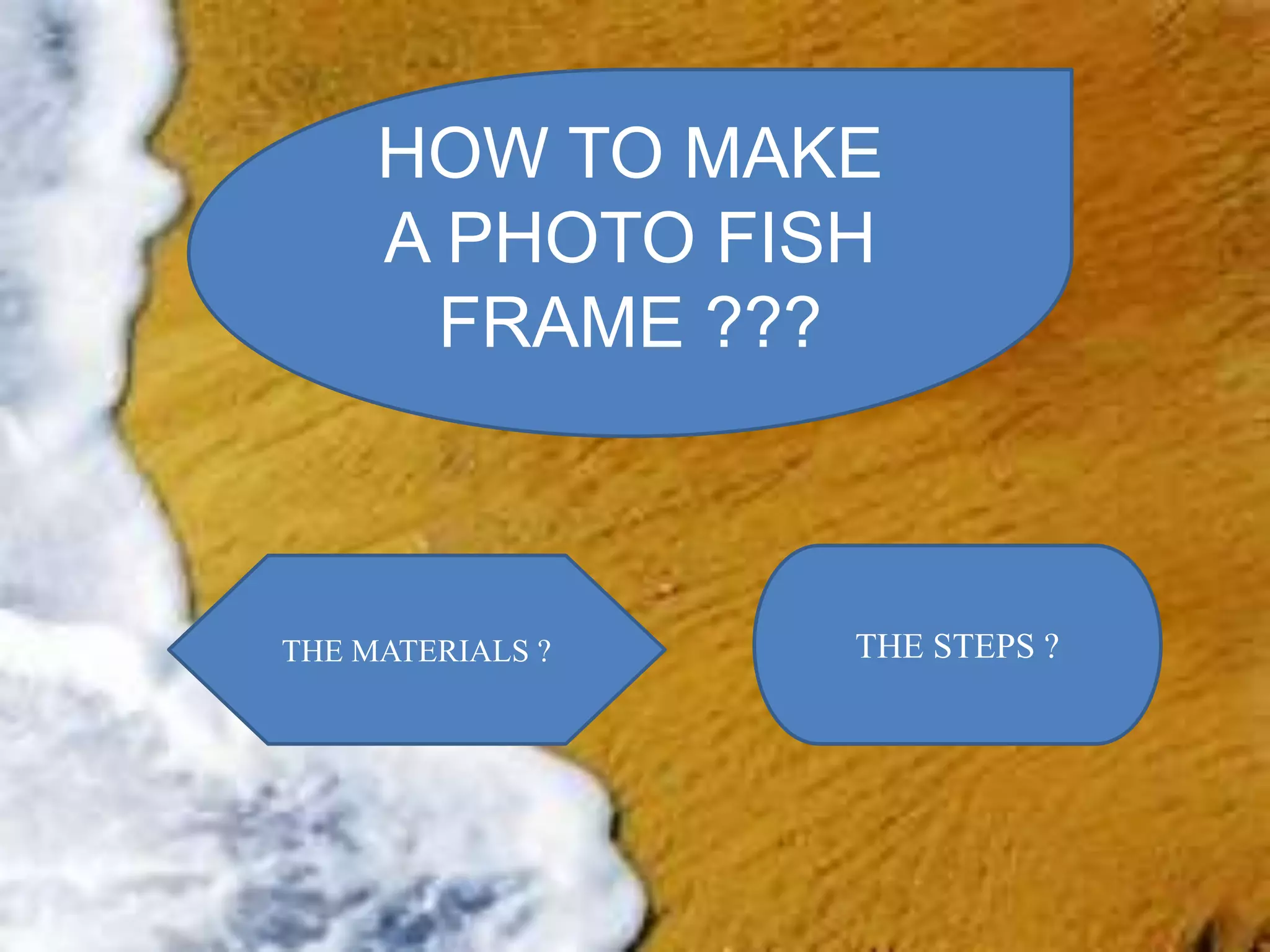 A photo fish fun frame | PPTX