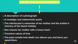 A photograph Class 11 Hornbill | PPTX