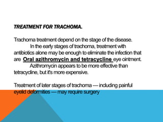 TETANUS AND TRACHOMA | PPTX