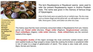 FOODS OF ANDHRA PRADESH- Dr Lakshmi Jagarlamudi , Dr.R.Rekha | PPTX
