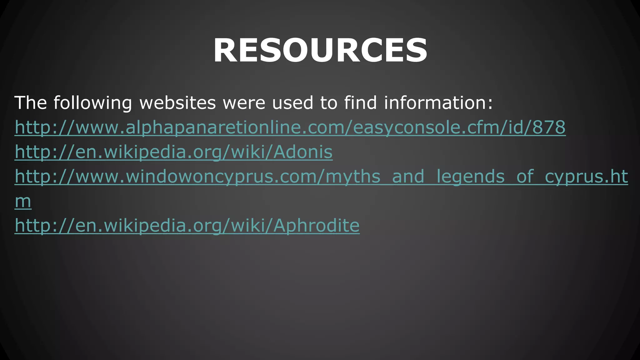 Aphrodite and Adonis | PPTX