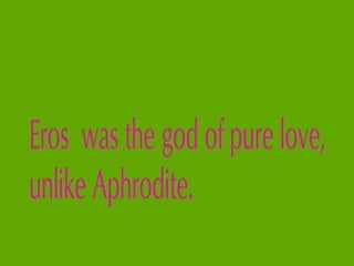 Aphrodite and eros | PPT