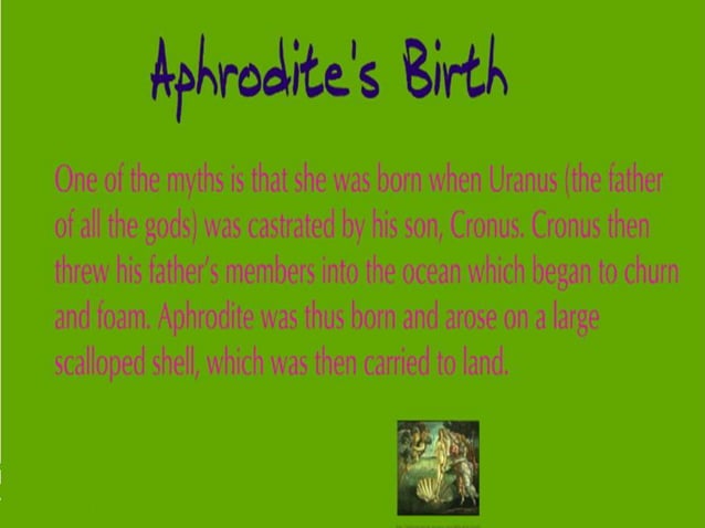 Aphrodite and eros | PPTX