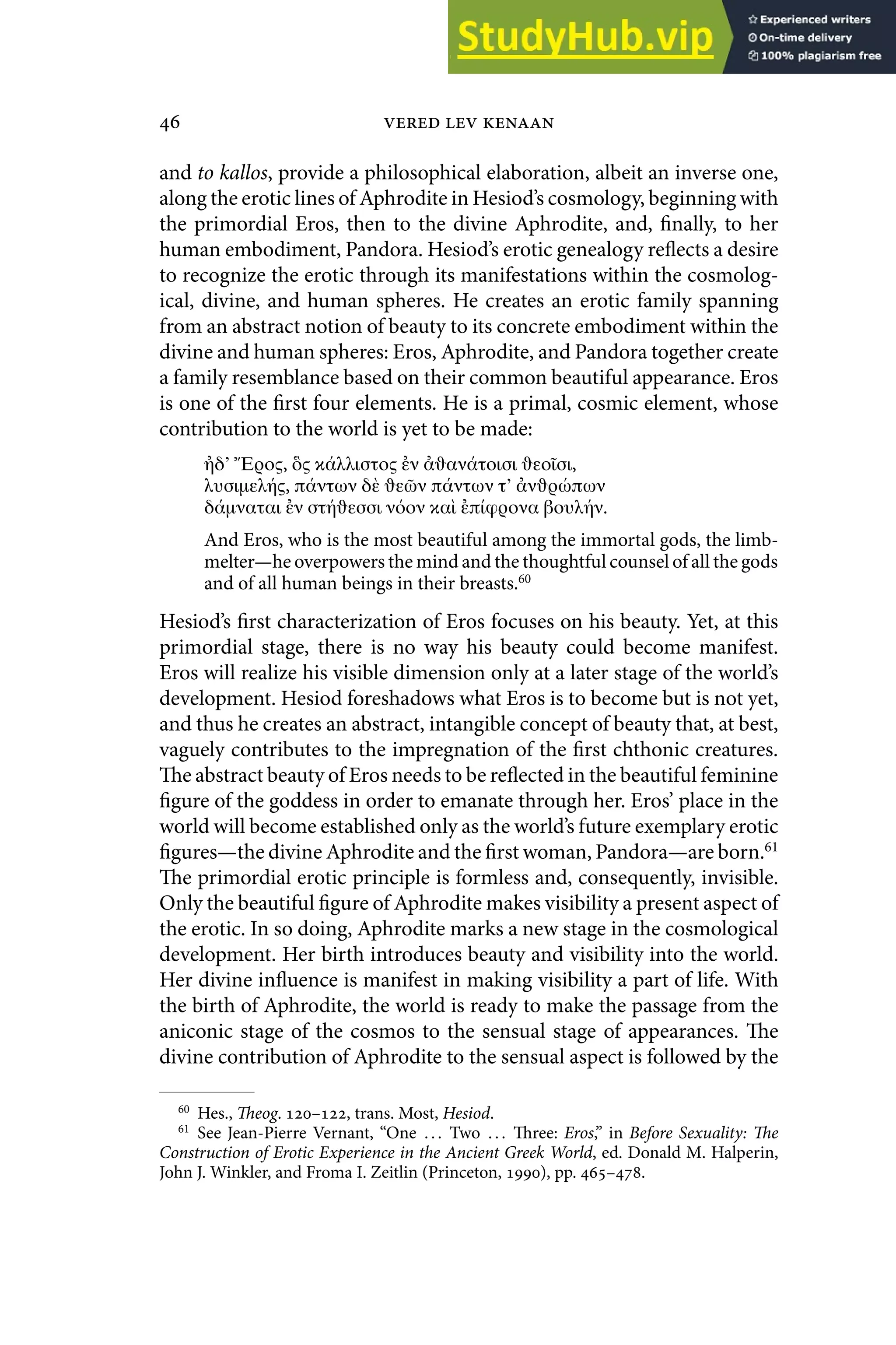 Aphrodite The Goddess Of Appearances | PDF