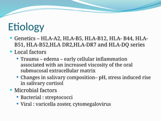 Aphthous ulcer-oral medicine and radiology.pptx