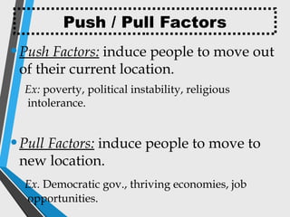 Lee's model of migration | PPT