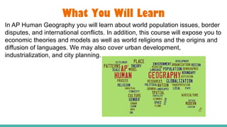 AP Human Geography Course Description | PPT