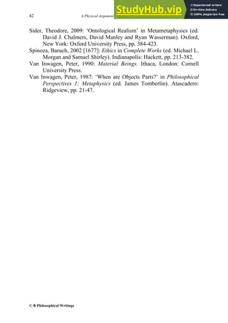 A Physical Argument Against Composition | PDF