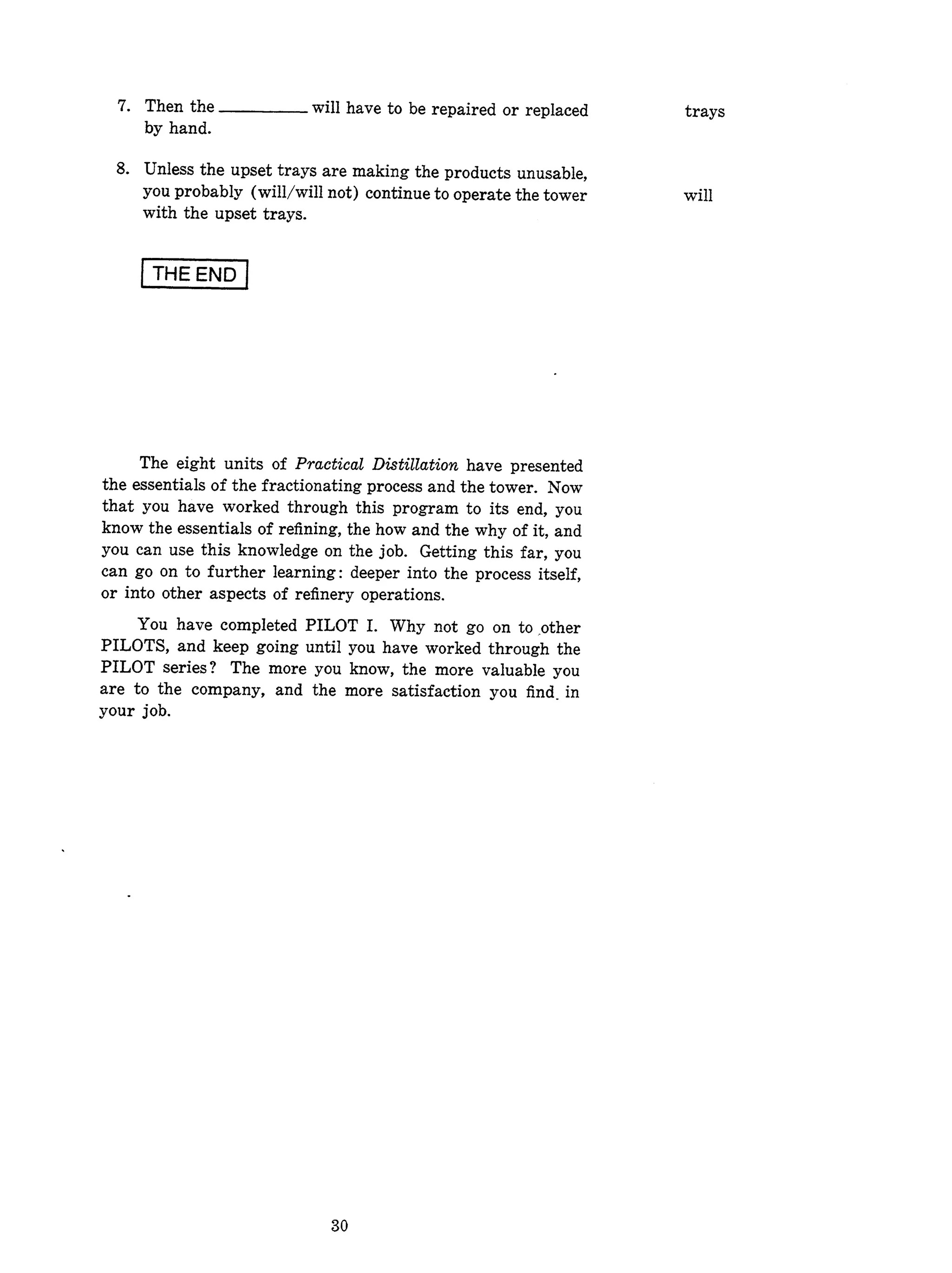 API-1014WB-Practical Distillation Unit-7 Abnormal Operations Unit-8 ...