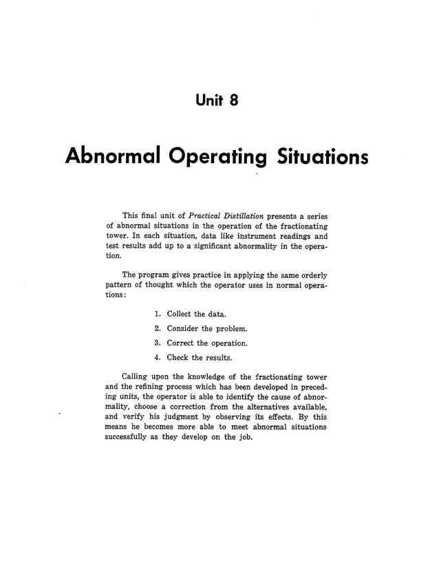 API-1014WB-Practical Distillation Unit-7 Abnormal Operations Unit-8 ...