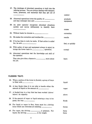 API-1014WB-Practical Distillation Unit-7 Abnormal Operations Unit-8 ...
