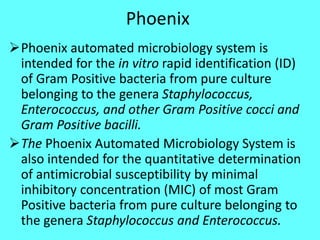 Analytical Profile Index (API) & Automated Machines | PPTX