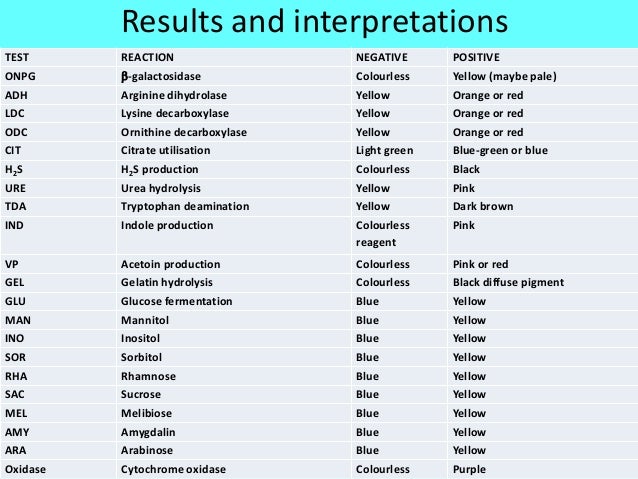 Analytical Profile Index (API) & Automated Machines