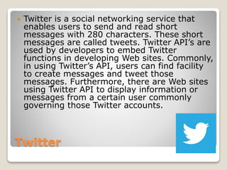 Common Web sites that use Plug-in API's | PPTX