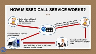 missed call services by cloudshope technologies | PPT